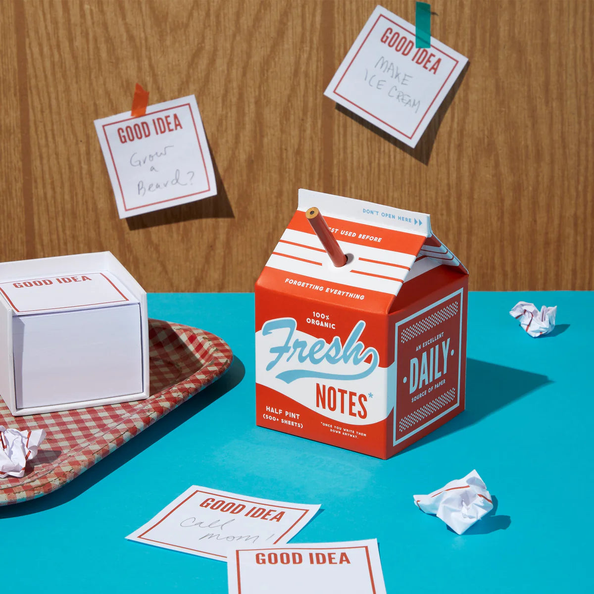 Milk Carton & Juice Carton Note Set – Redhead Creamery